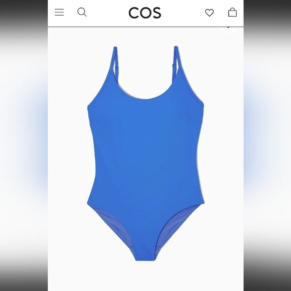 COS | Swim | Cos Bright Blue One Piece Swimsuit New | Poshmark